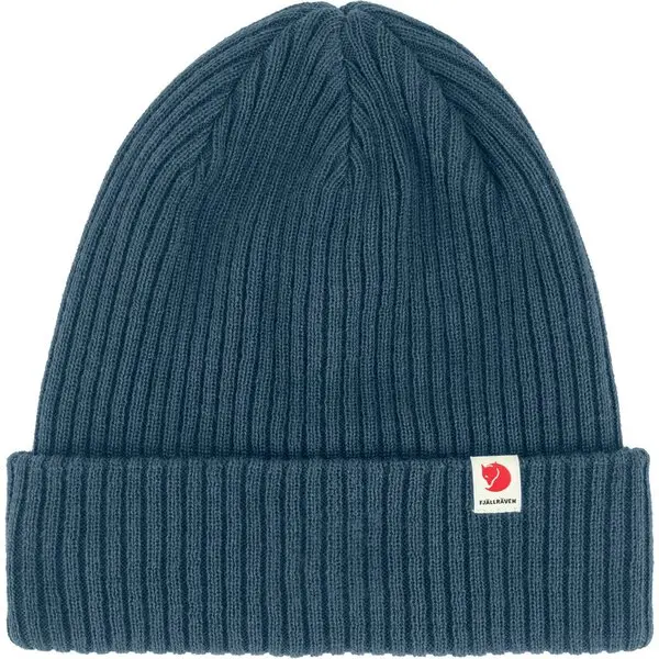 Fjallraven Ribbed Performance Beanie - Indigo Blue