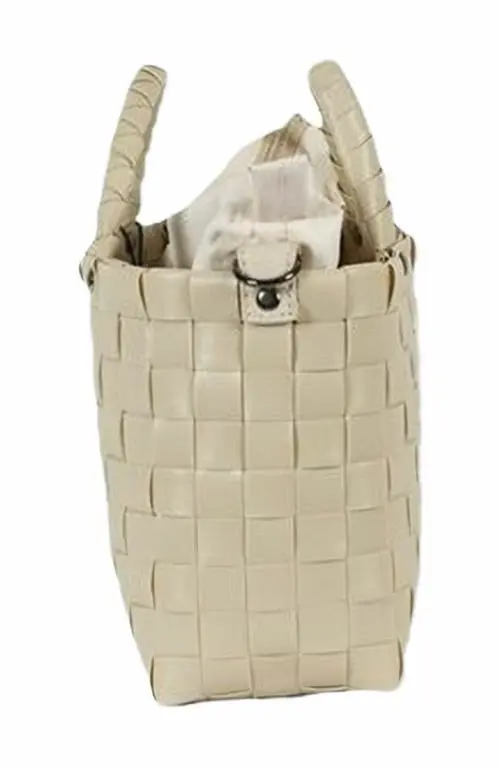 HANDED BY Dash Recycled Plastic Crossbody Bag - Pale Grey