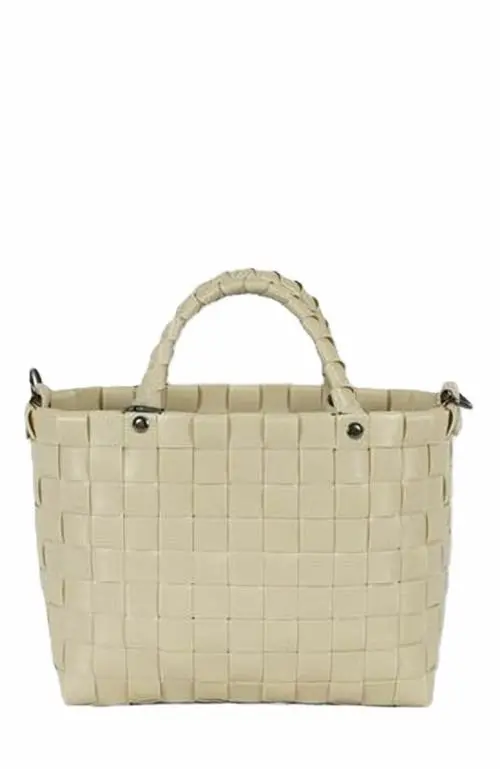 HANDED BY Dash Recycled Plastic Crossbody Bag - Pale Grey