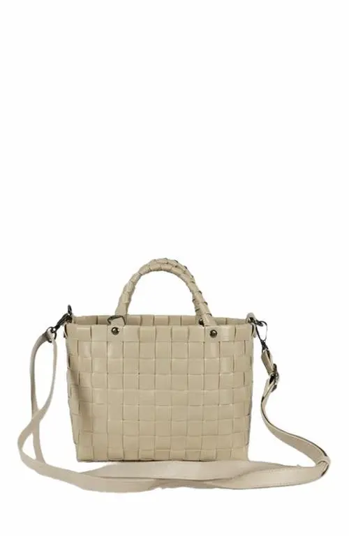 HANDED BY Dash Recycled Plastic Crossbody Bag - Pale Grey