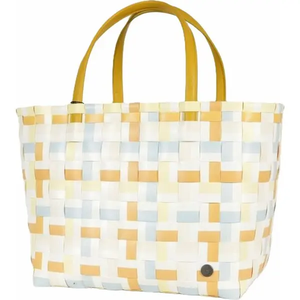 HANDED BY Fifty-fifty Recycled Plastic Weekender Bag - Mustard Mix