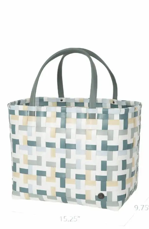 HANDED BY Fifty-fifty Recycled Plastic Weekender Bag - Teal Blue Mix