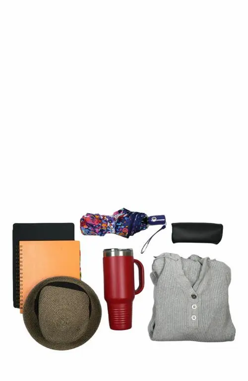 HANDED BY Color Block Shopper Tote Bag - Khaki Mix