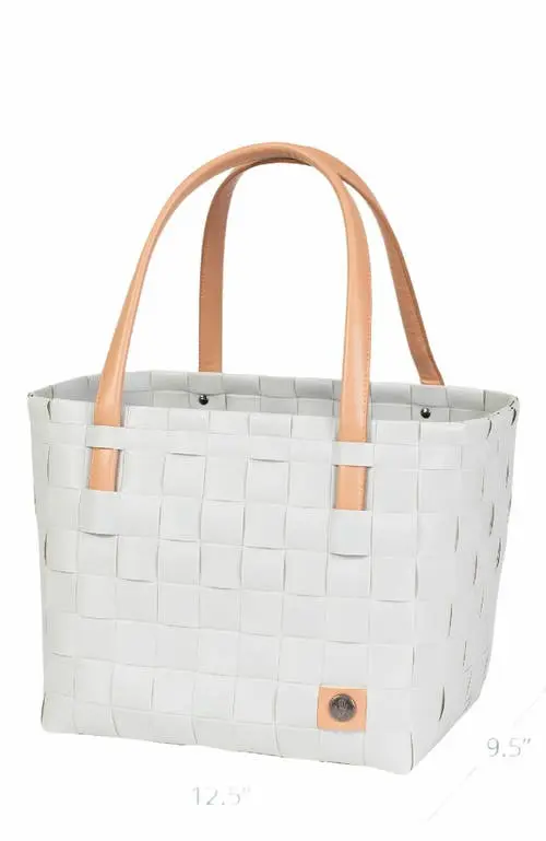 HANDED BY Color Block Shopper Tote Bag - Khaki Mix