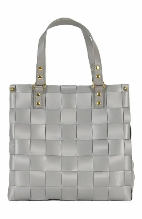 HANDED BY Charlotte Recycled Plastic Handbag - Brushed Grey