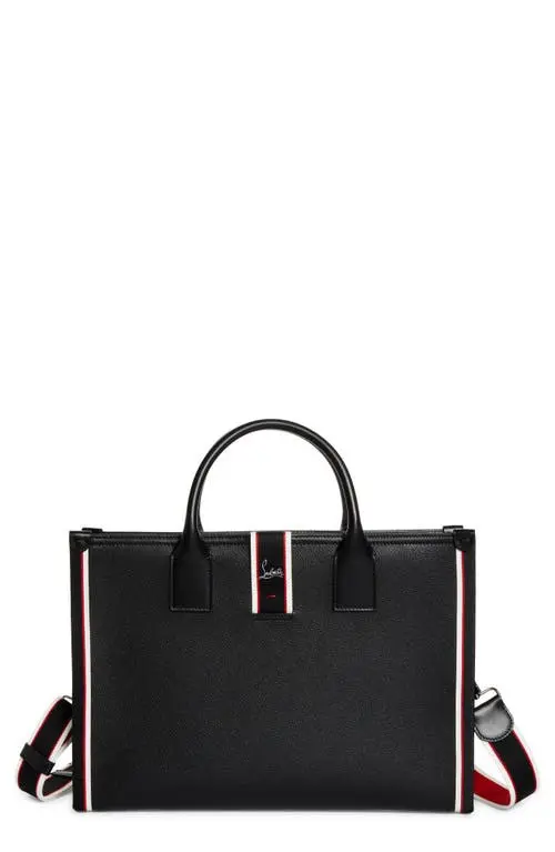 CHRISTIAN LOUBOUTIN Nastroloubi Fique À Vontade Briefcase - Black/ Multi/ Black