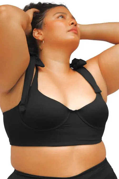 MARY MERCEDES Emma Underwire Bikini Top - Black