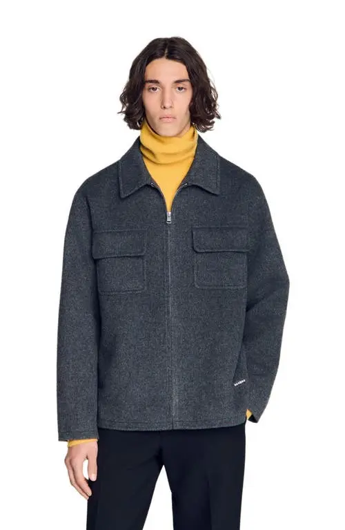 Sandro Zipped Overshirt