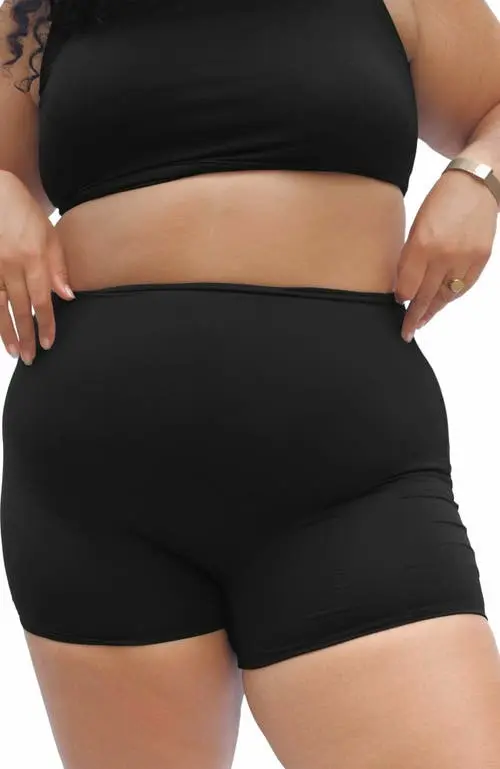 MARY MERCEDES Emma 3" Swim Shorts - Black