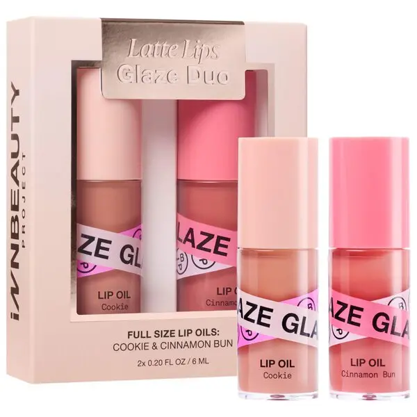 INNBEAUTY PROJECT Latte Lips Glaze Lip Oil Lip Set - One-color