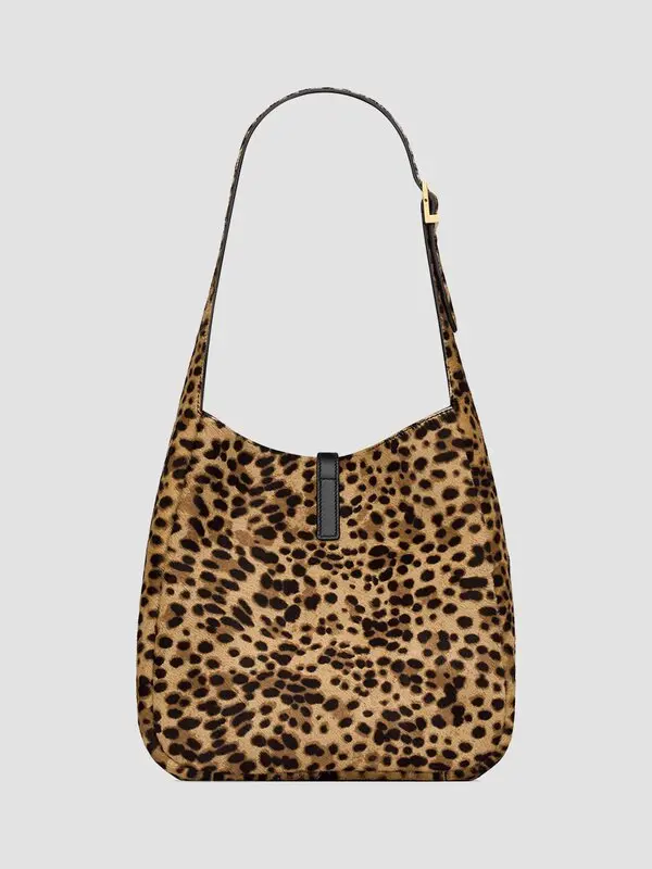Saint Laurent Le 5 À 7 Supple Bag - Beige Black
