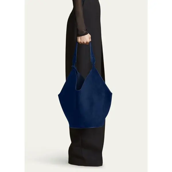 Khaite Lotus Medium Tote Bag - Blue