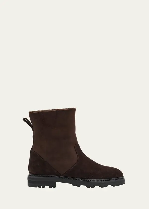 Manolo Blahnik Tomosa Ankle Boots - Dark Brown