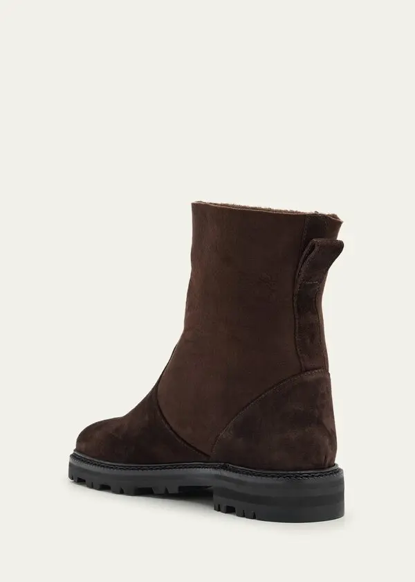 Manolo Blahnik Tomosa Ankle Boots - Dark Brown