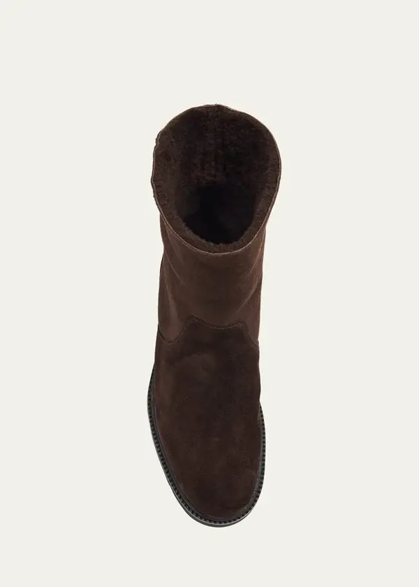 Manolo Blahnik Tomosa Ankle Boots - Dark Brown