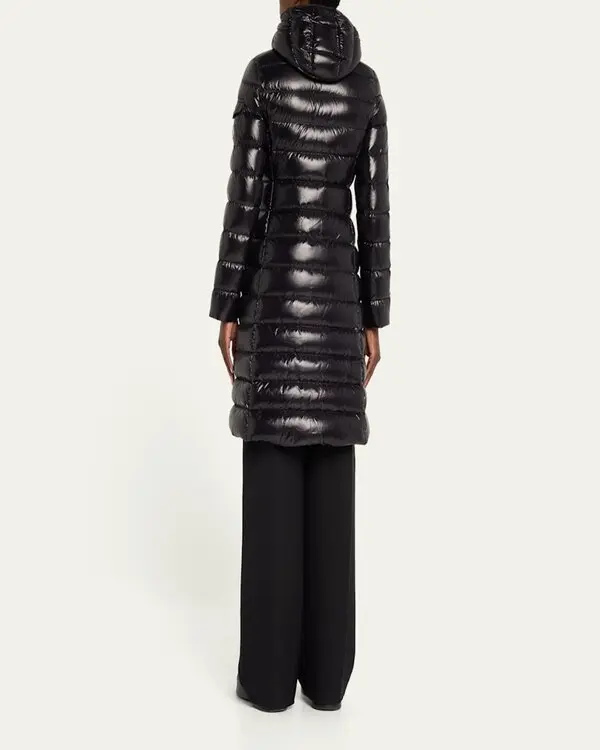 Moncler Moka Long Puffer Coat