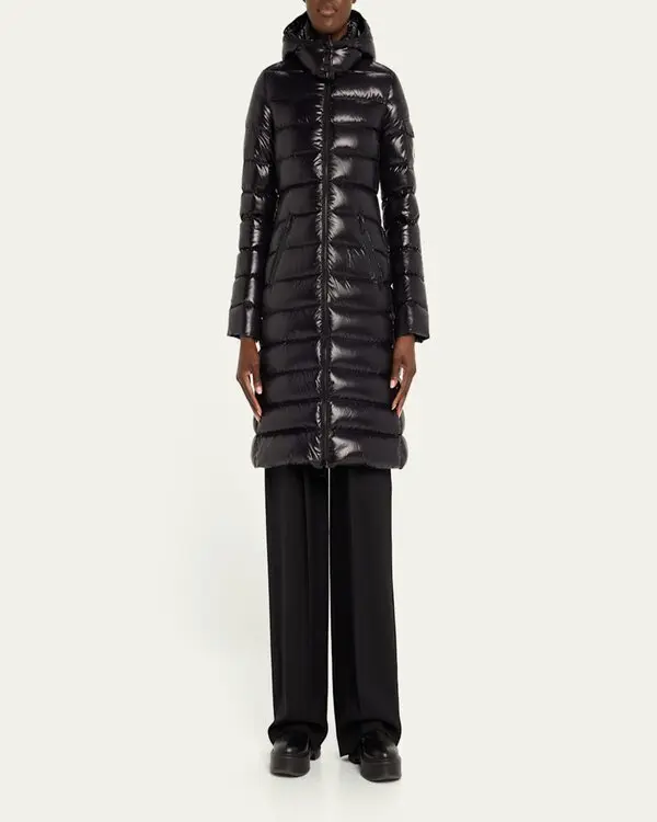 Moncler Moka Long Puffer Coat