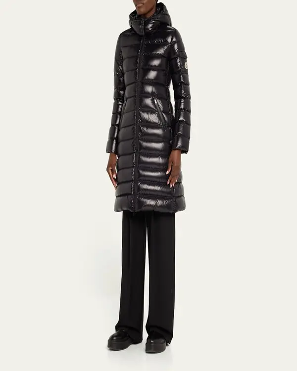 Moncler Moka Long Puffer Coat