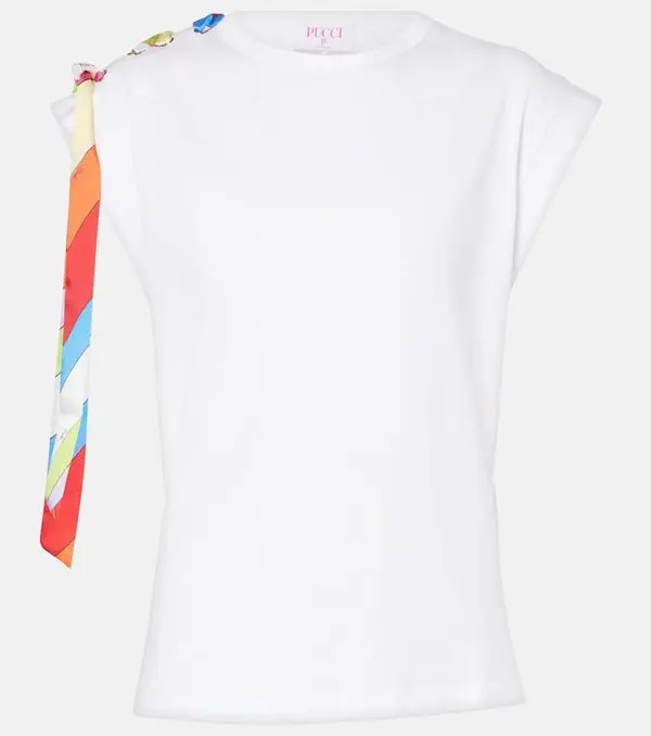 Emilio Pucci Iride Cotton Jersey T-shirt - White