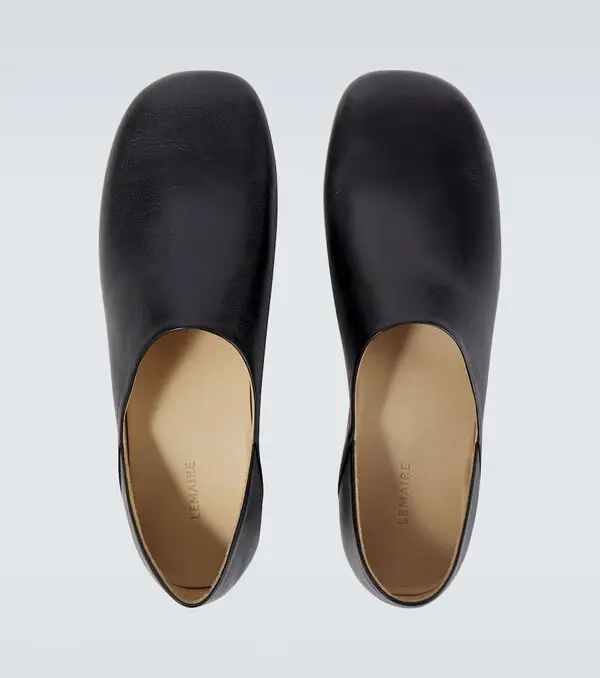 LEMAIRE Leather Slippers