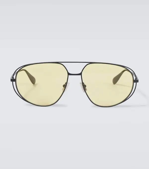 Bottega Veneta Aviator Sunglasses - Black