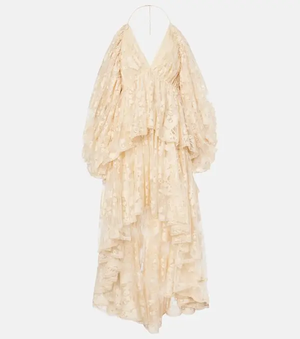 Zimmermann Illustration Asymmetric Minidress