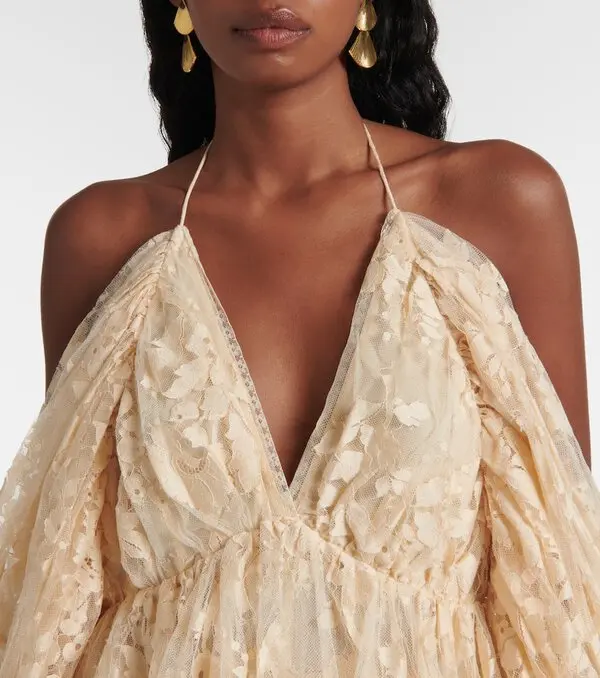 Zimmermann Illustration Asymmetric Minidress