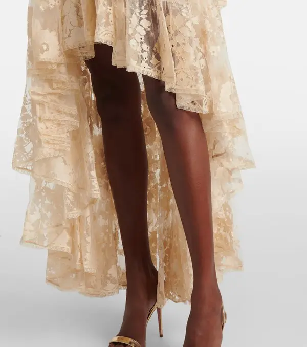 Zimmermann Illustration Asymmetric Minidress