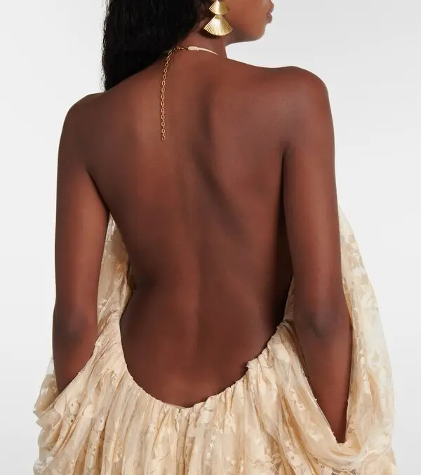 Zimmermann Illustration Asymmetric Minidress