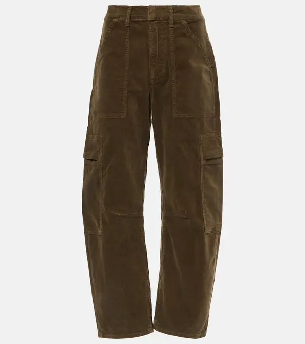 Citizens Of Humanity Marcelle Low-rise Barrel-leg Cargo Jeans - Brown