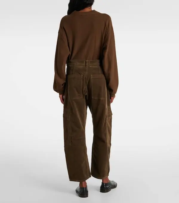 Citizens Of Humanity Marcelle Low-rise Barrel-leg Cargo Jeans - Brown