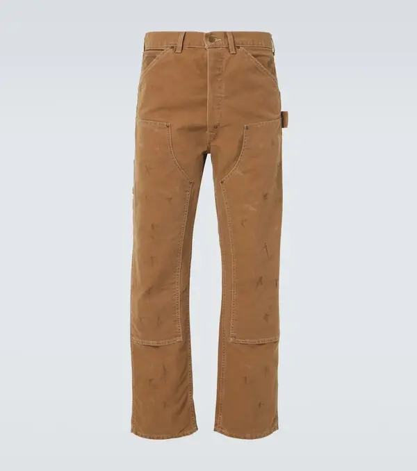 Ralph Lauren Hamilton Cotton Canvas Straight Pants