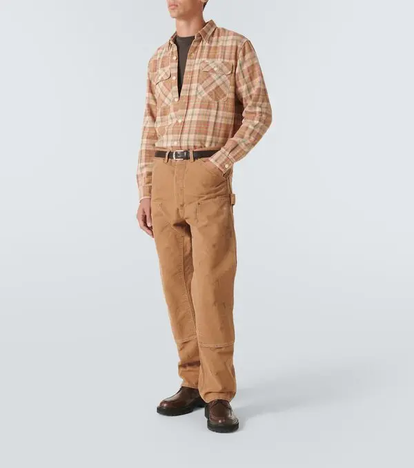 Ralph Lauren Hamilton Cotton Canvas Straight Pants