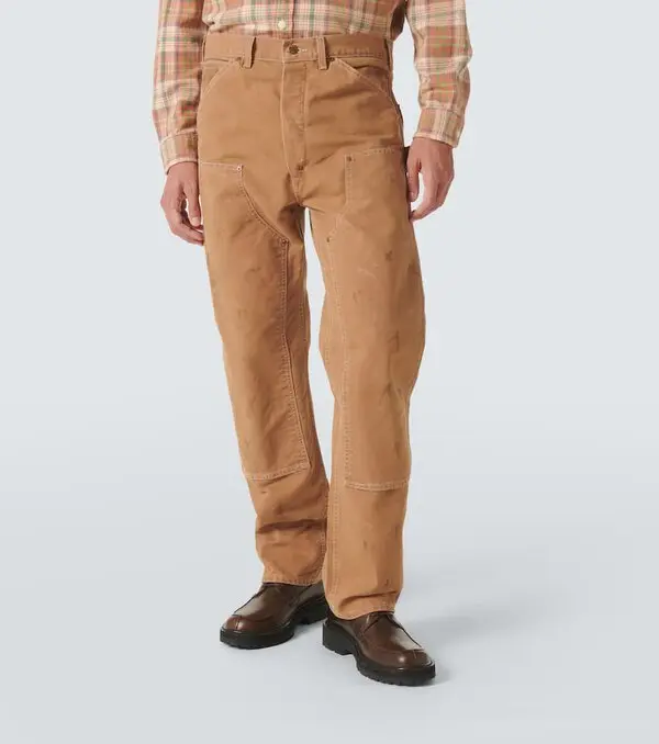 Ralph Lauren Hamilton Cotton Canvas Straight Pants