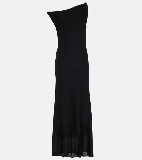SIR. Glow Twist Cotton-blend Midi Dress