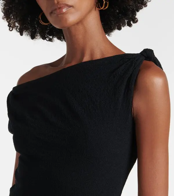 SIR. Glow Twist Cotton-blend Midi Dress