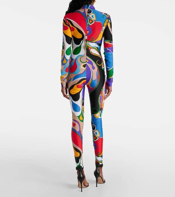 Emilio Pucci Orchidee Printed Catsuit