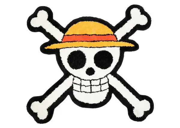 BAIT X One Piece Straw Hat Rug - Red