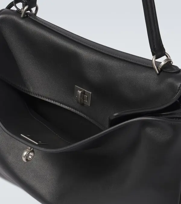 Balenciaga Rodeo Medium Leather Shoulder Bag