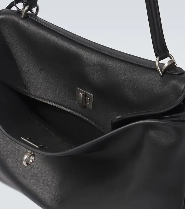Balenciaga Rodeo Medium Leather Shoulder Bag