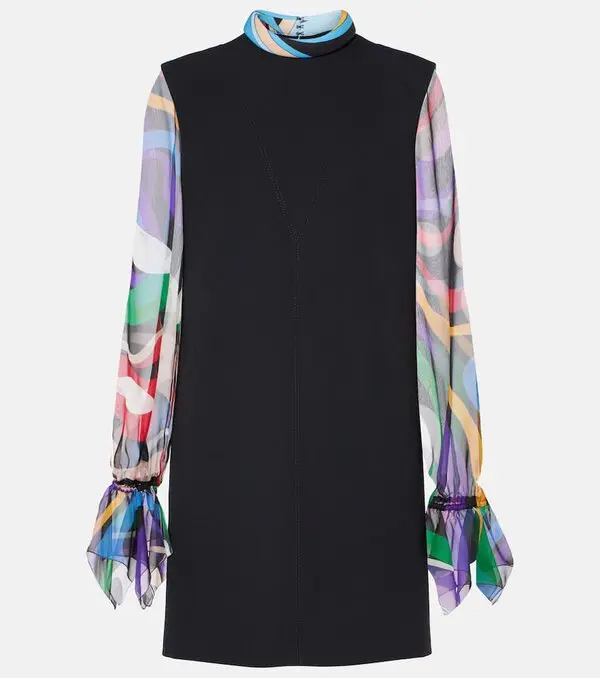 Emilio Pucci Marmo Cady Shift Dress