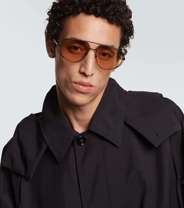 Bottega Veneta Aviator Sunglasses - Black