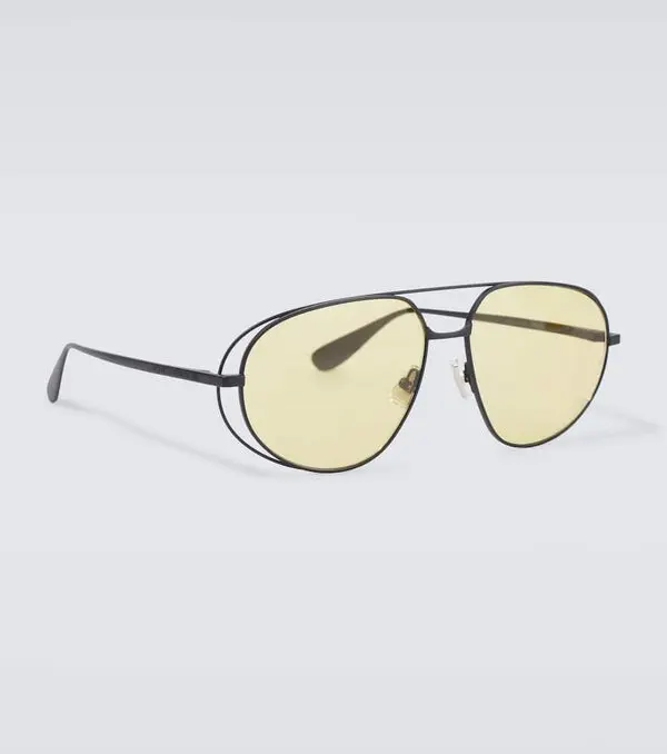 Bottega Veneta Aviator Sunglasses - Black