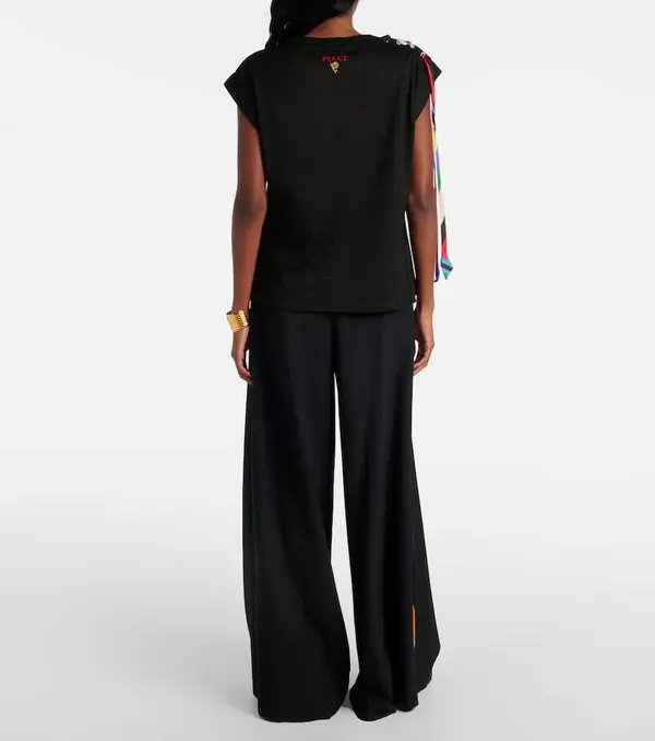 Emilio Pucci Iride Jersey T-shirt - Black
