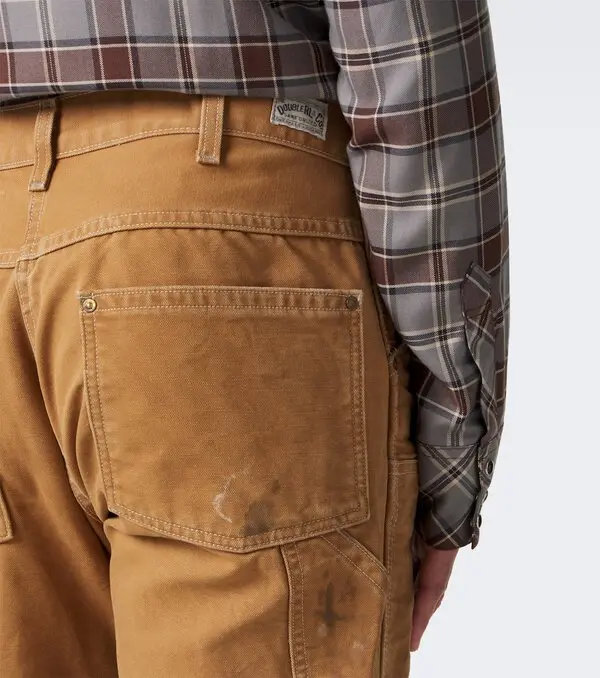 Ralph Lauren Hamilton Cotton Canvas Straight Pants