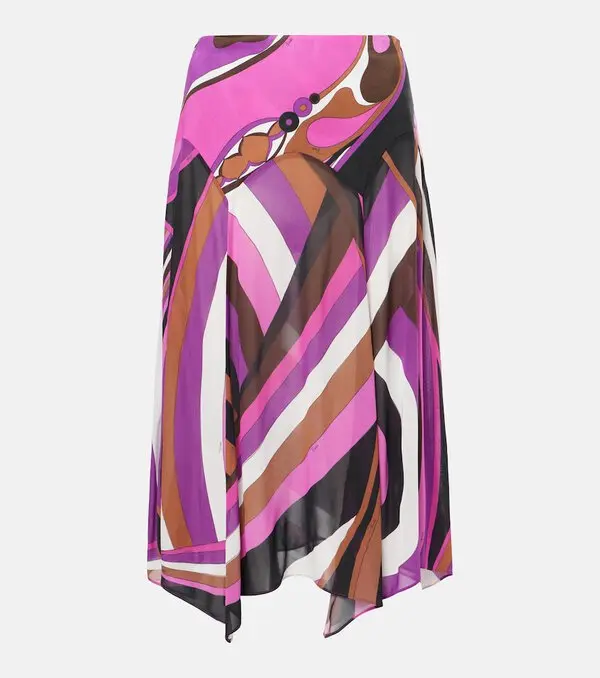 Emilio Pucci Iride Midi Skirt - Multicoloured