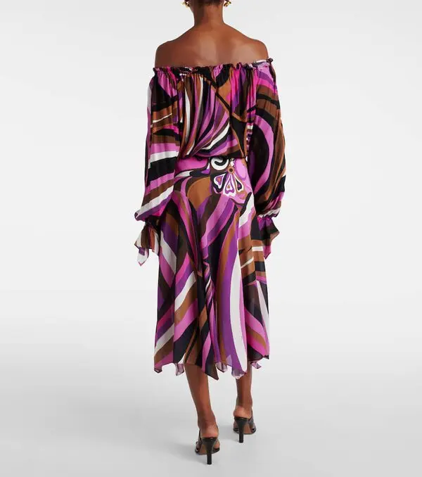 Emilio Pucci Iride Midi Skirt