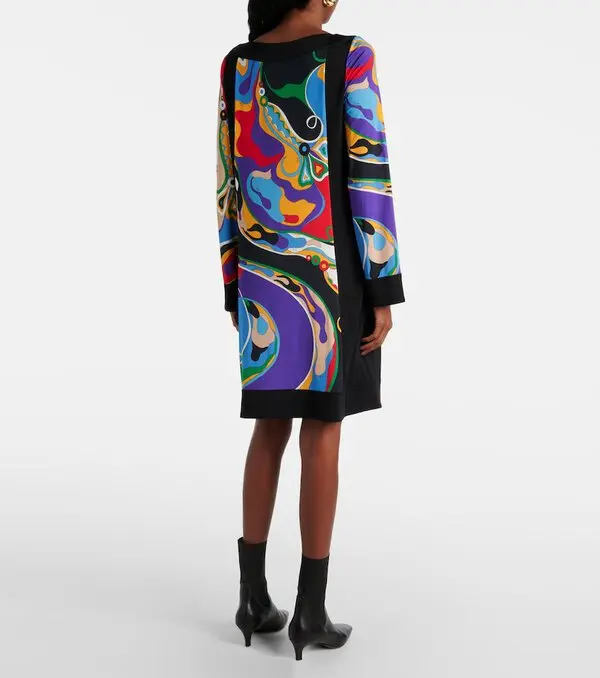 Emilio Pucci Orchidee Shift Dress - Multicoloured