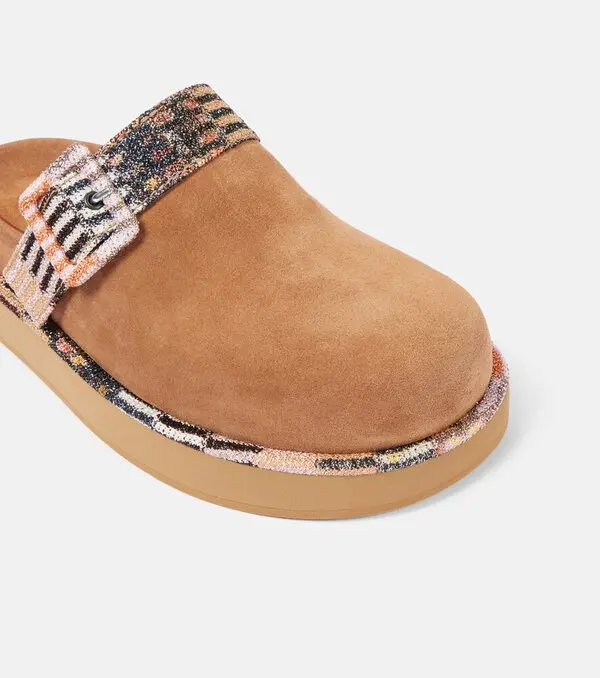 Missoni Suede Clogs