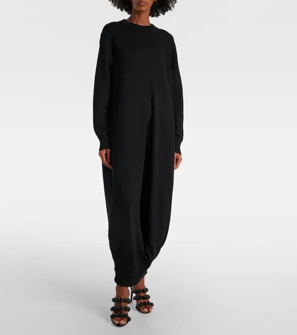 Alaïa Wool Crewneck Sweater Dress